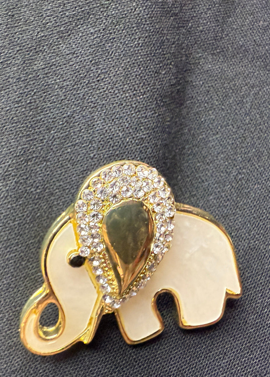 Elle Rhinestone Lapel Pin – Madam37