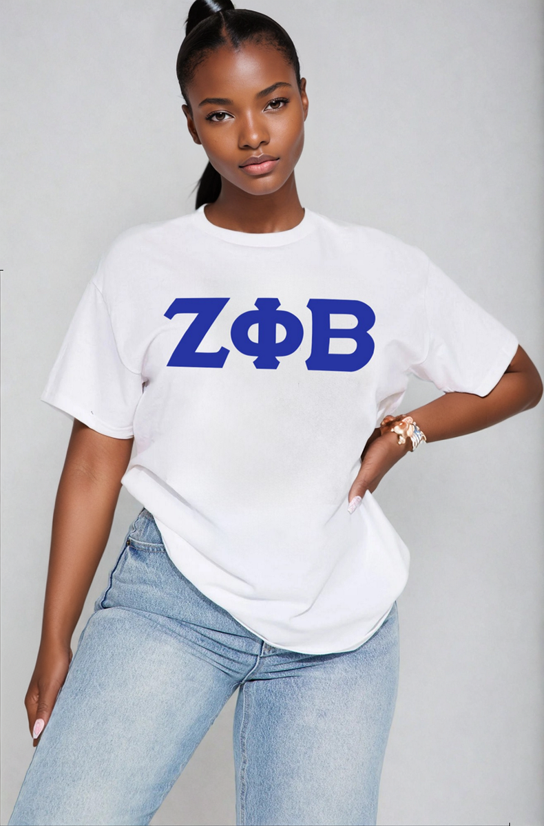 Crossing ZPB Greek Letter Shirt – Madam37